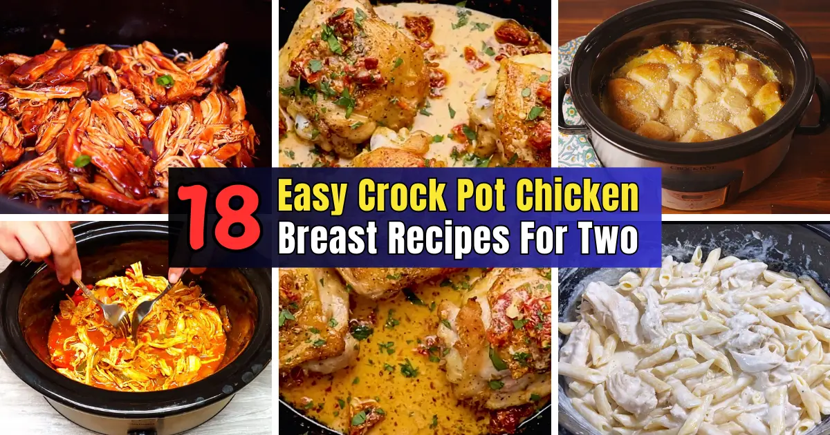 18 Easy Crock Pot Chicken Breast Recipes For Two