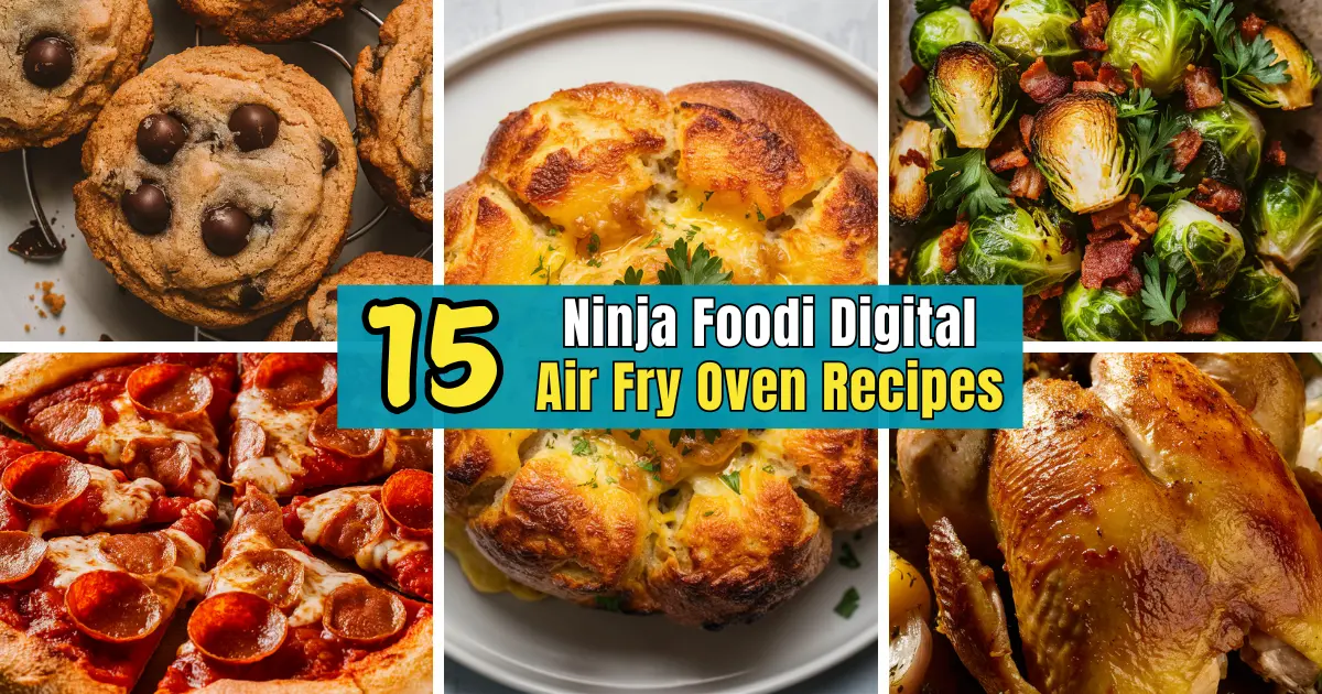15 Ninja Foodi Digital Air Fry Oven Recipes