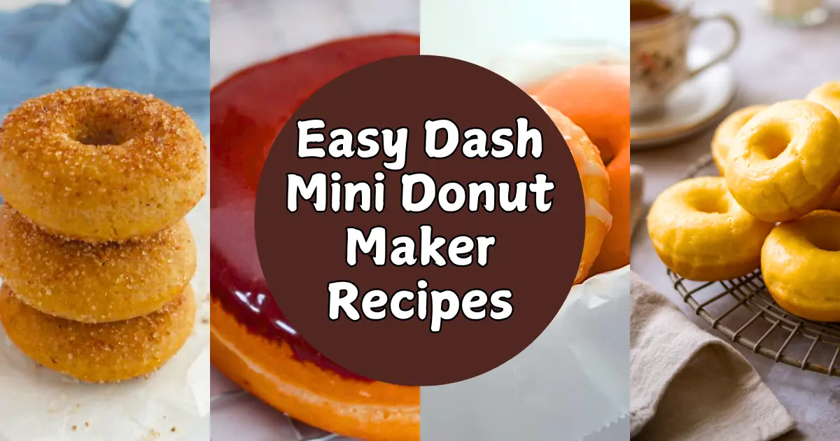 Easy Dash Mini Donut Maker Recipes