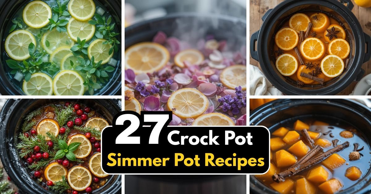 27 Easy Crock Pot Simmer Pot Recipes