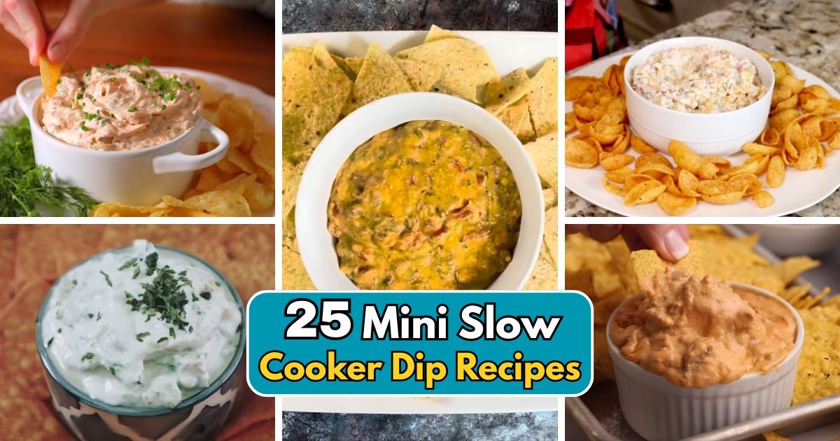 25 Mini Slow Cooker Dip Recipes