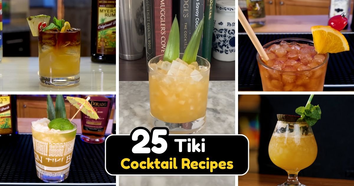 25 Classic Tiki Cocktail Recipes for Your Next Party